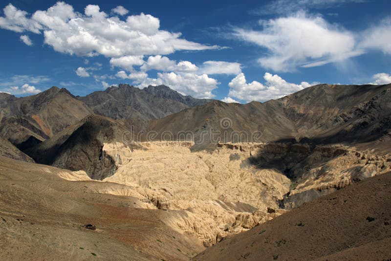 Scenery of Dry Mountain in Indian Himalayas Stock Photo - Image of ...