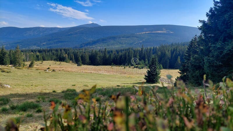 Scenery of giant mountains stock photo. Image of alpine - 267873076