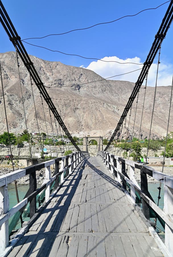 Gilgit Bridge, Historical Landmark in Gilgit District, Northern ...