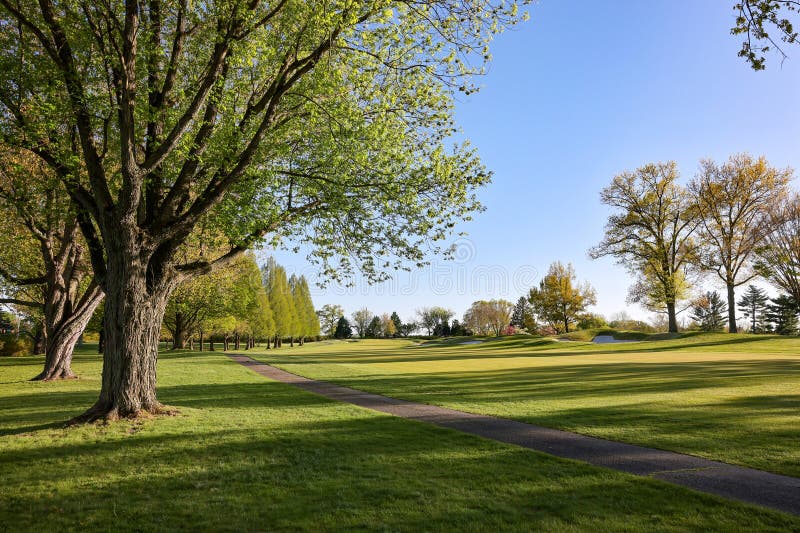 Scenery of a Golf Course at a Country Club in Wilmington Delaware in ...