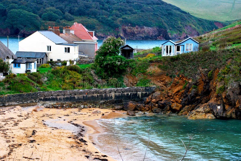 Scenery in Hope Cove, Devon Stock Image - Image of town, tourism: 237862297