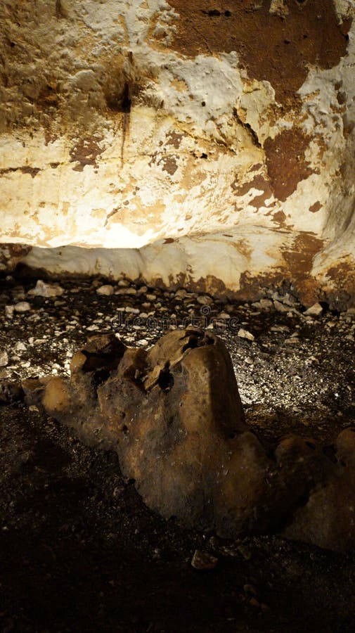 Scenery from the Inside of a Cave Stock Image - Image of geological ...