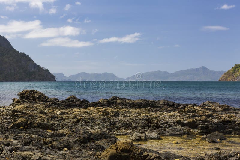 Scenery of the Islands and Coastal Area of the Island of Palawan Stock ...