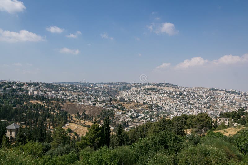 The Scenery Jerusalem in Israel Stock Photo - Image of athens, forest ...
