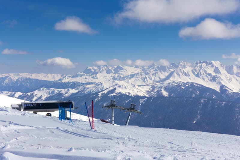 Scenery Mountain Top View from Rosa Peak Stock Image - Image of cabin ...