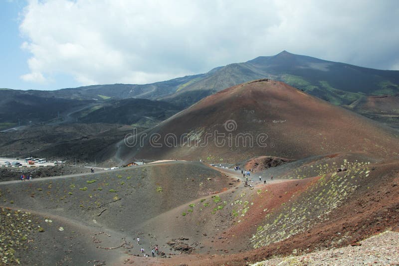 Scenery from Mt Etna stock image. Image of landscape - 32589575