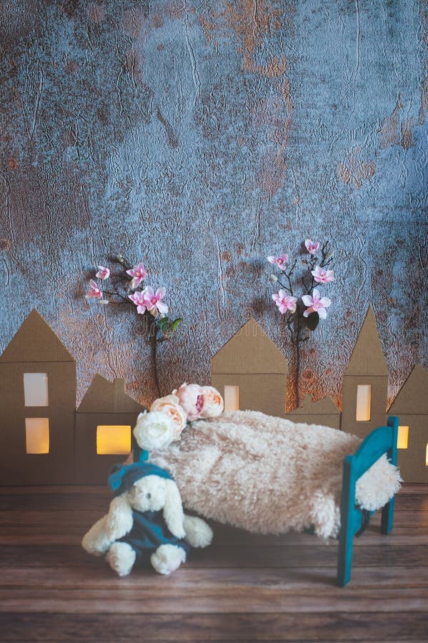 Scenery, Night City, Cot, Spring Stock Photo - Image of plaid, spring ...