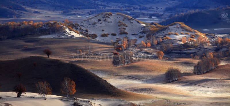 Scenery of Northern China stock image. Image of mountain - 27778021