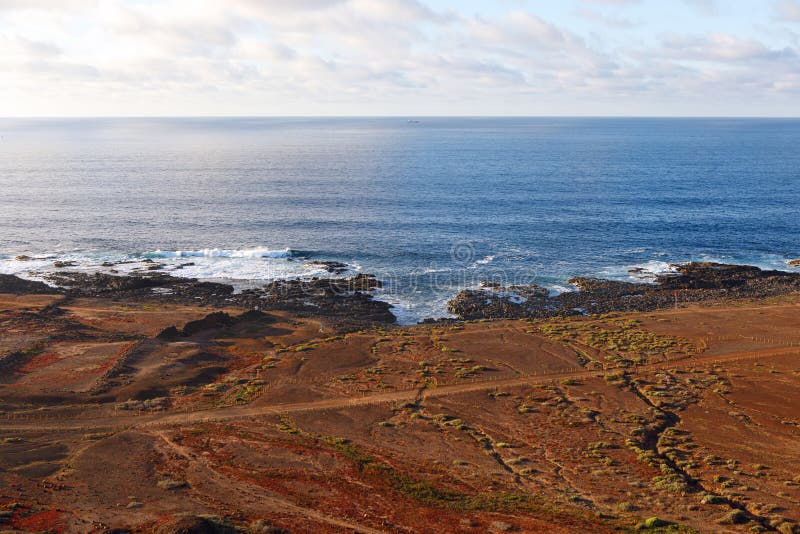 Scenery of ocean shore stock image. Image of outside - 272994007