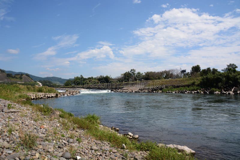 Scenery of the river side stock photo. Image of side - 122797424