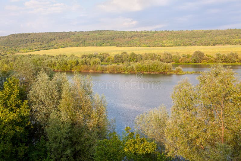 Scenery on the riverside stock photo. Image of green - 75990300