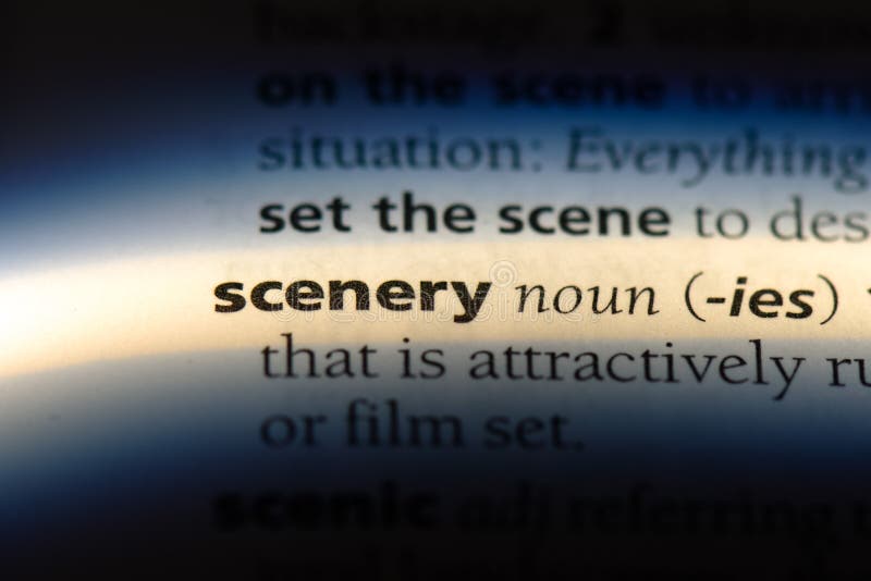 Scenery stock image. Image of english, closeup, word - 126617091