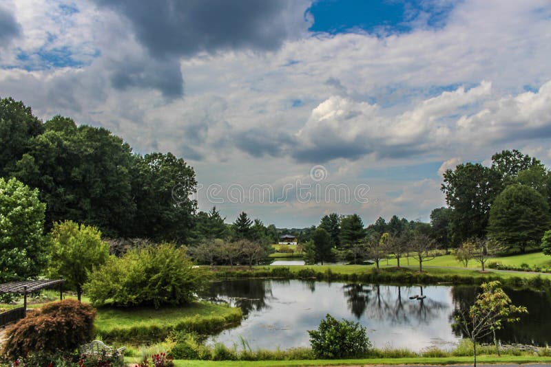 Scenery stock photo. Image of scenic, gorgeous, pond - 48868428