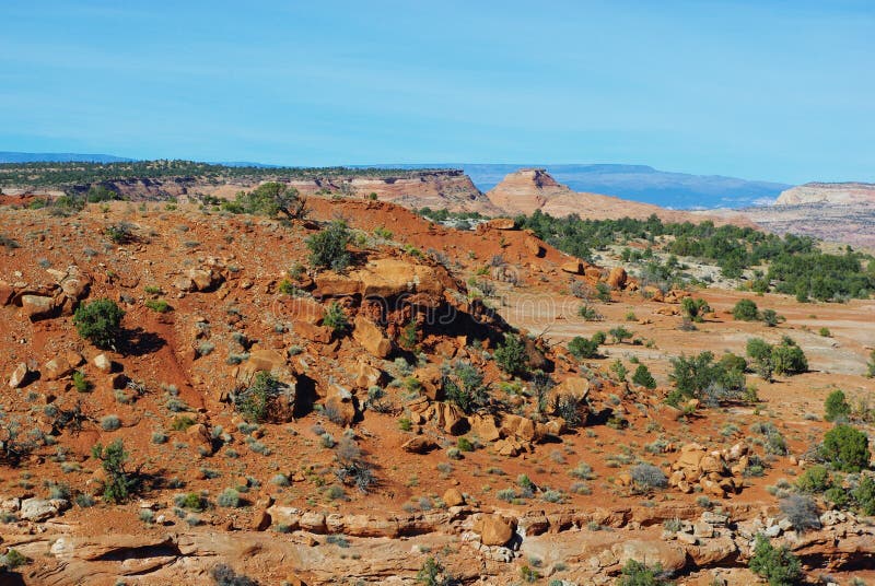 Scenery in Secluded Valley Near Escalante, Utah Stock Image - Image of ...