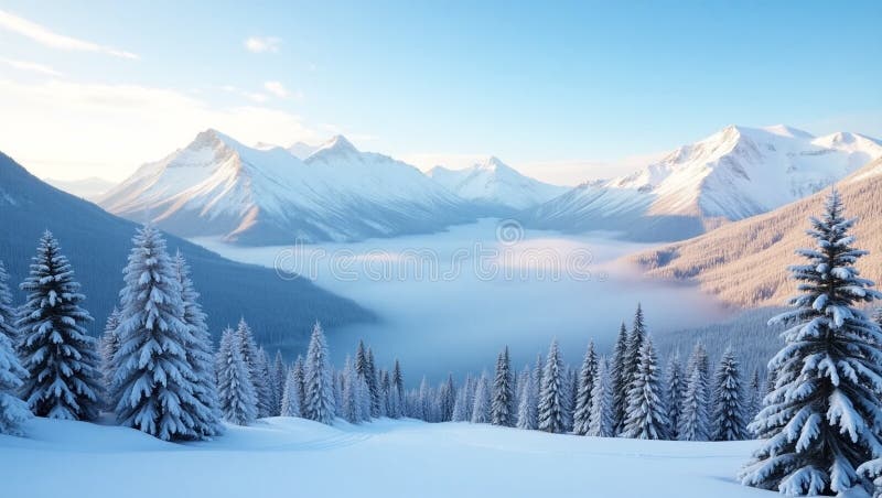 Scenery of the Summit of Mount Everest Covered with Snow Stock Image ...