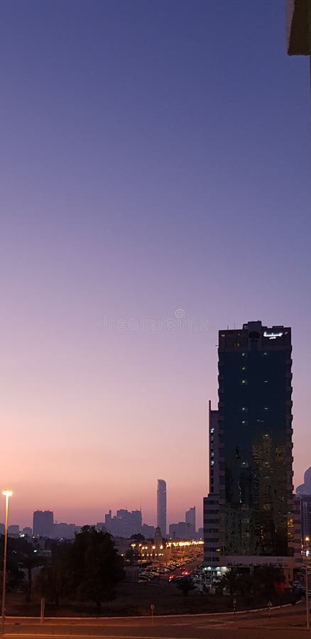 Scenery Sunset Sunrise Modernbuilding Editorial Stock Image - Image of ...