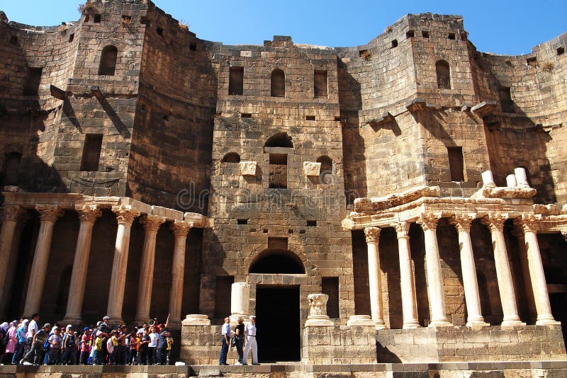 Syria - Saladin Castle (Qala at Salah Ad Din) Stock Photo - Image of ...