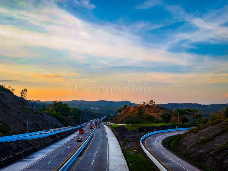 The Scenery of Uncrowded Highway in Java Island Indonesia is so ...