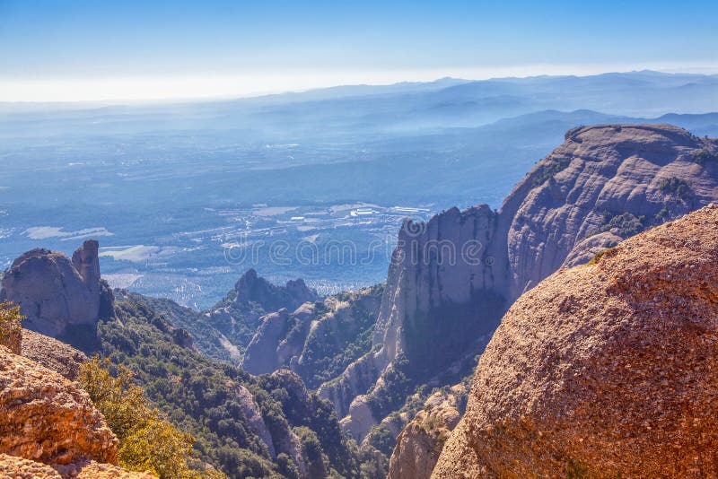 Scenery View from the Mountains Stock Image - Image of national, stone ...