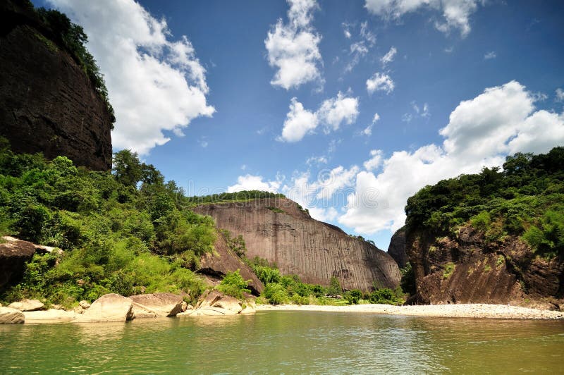 The scenery of Wuyishan stock photo. Image of nature - 23929674