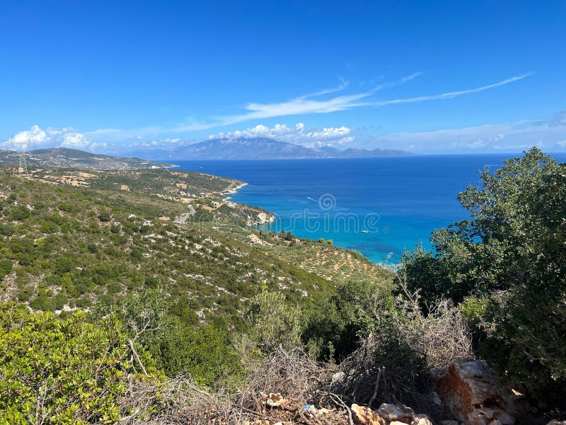 Scenery of Zakynthos Island, Greece - Paradise on Earth Stock Image ...