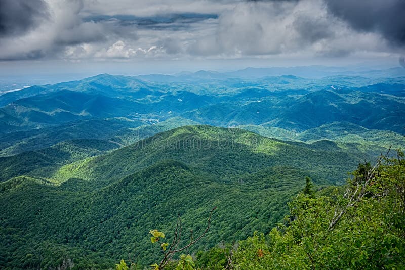 Scenes Along Appalachian Trail in Great Smoky Mountains Stock Photo ...