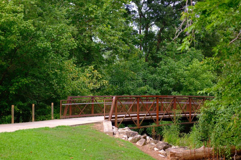 Scenes Along the Greeway Walking Trail in Forsyth County Stock Image ...