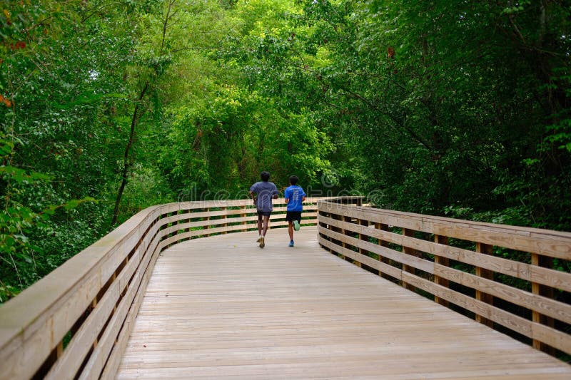 Scenes Along the Greeway Walking Trail in Forsyth County Editorial ...