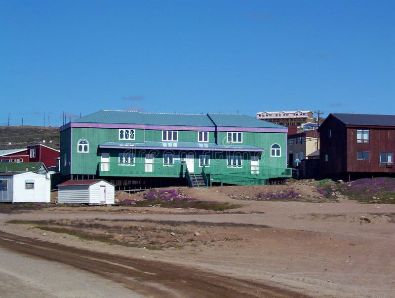 Scenes from the City of Iqaluit Editorial Photo - Image of coastline ...