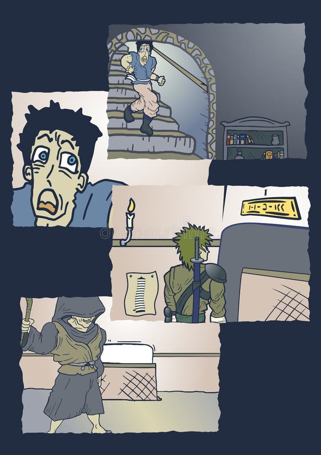 Scenes comic stock vector. Illustration of conversation - 38934246