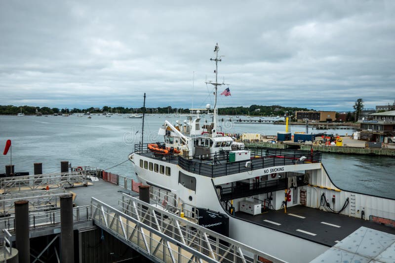 Scenes on a Ferry from Woods Hole Massachusetts To Marthas Vinyard ...