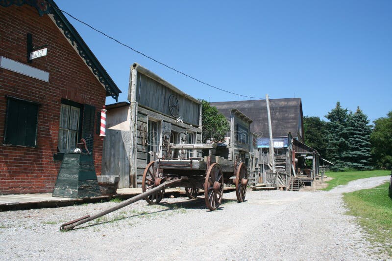 Scenes from an Old West Town Stock Photo - Image of cowboy, america ...