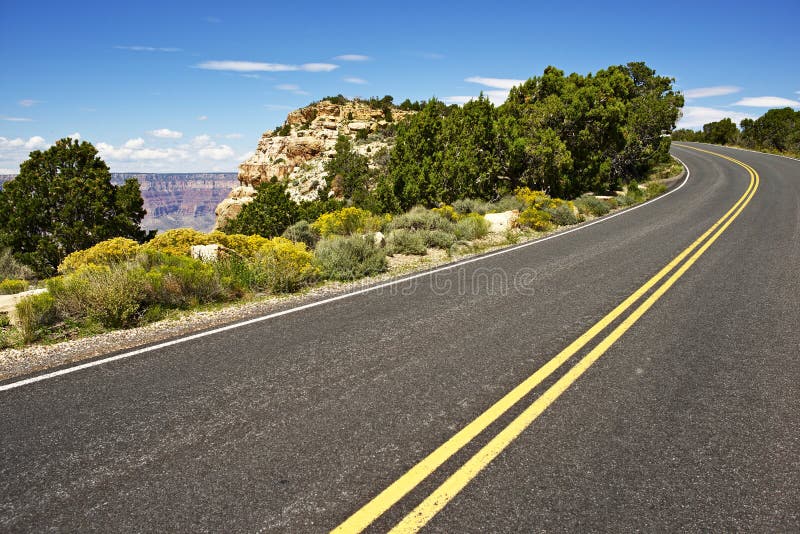 Scenic Arizona stock image. Image of canyon, pavement - 29230315