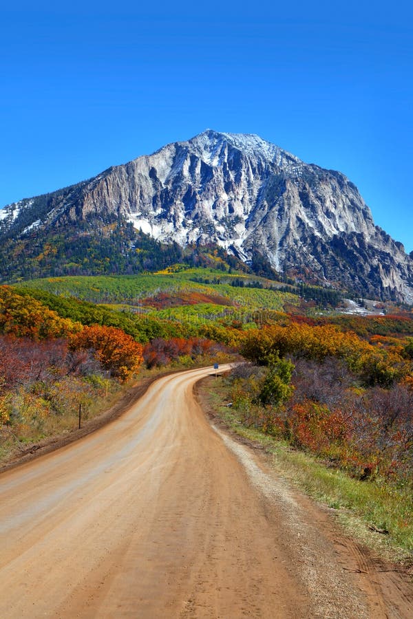 Scenic Back Road 12 in Colorado Stock Image - Image of vertical, clouds ...