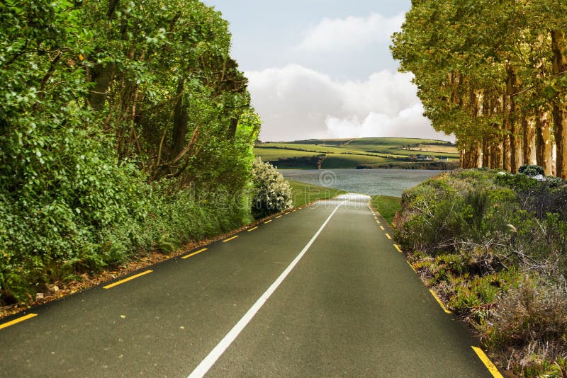 Scenic backdrop stock photo. Image of nature, horizon - 255327870