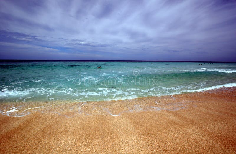 Scenic Beach View stock image. Image of summer, shore - 4645461