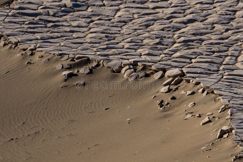 Scenic Beachscape Featuring an Impressive Wave-like Formation Made of ...