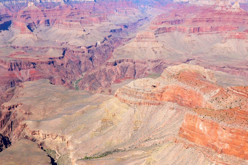 Scenic Beautiful View of the Grand Canyon from Above. Stock Image ...