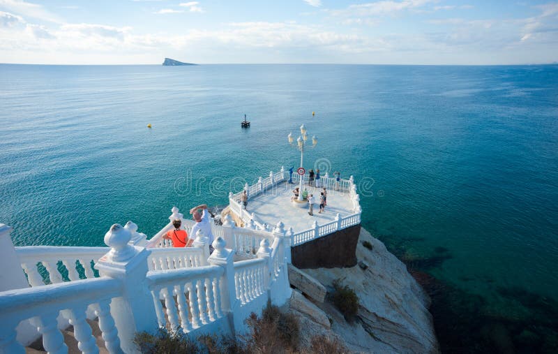 Scenic Benidorm editorial stock image. Image of view - 21804759