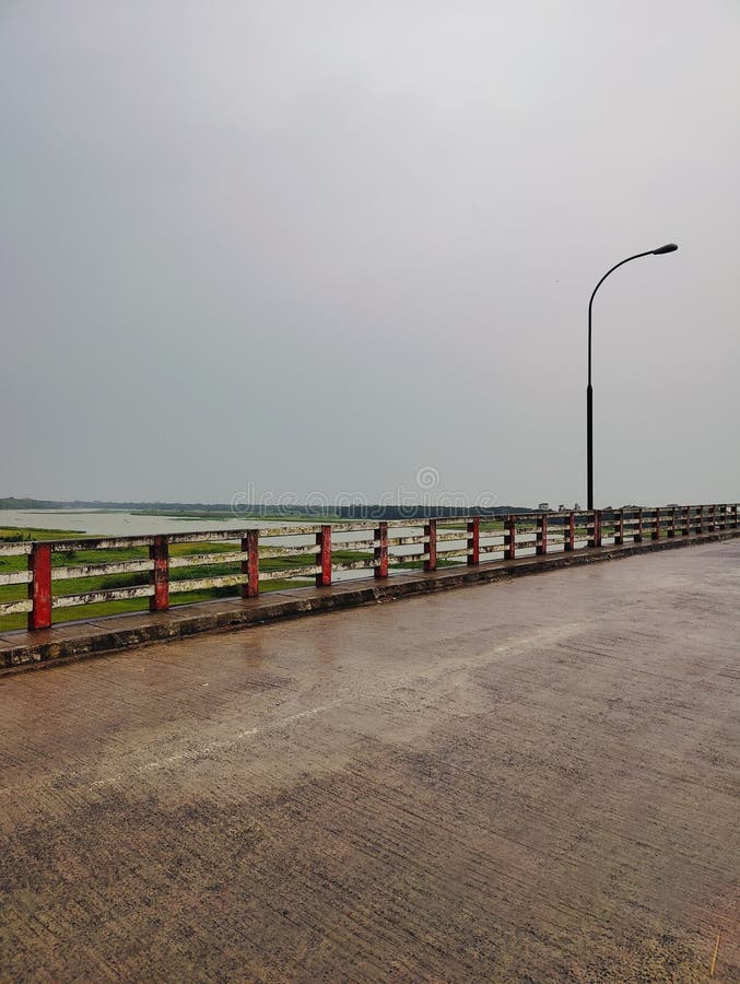 Scenic Bridge View of River Stock Photo - Image of clear, scenics ...
