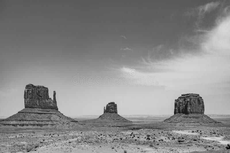 Scenic Butte Landscape in Monument Valley Stock Image - Image of rock ...