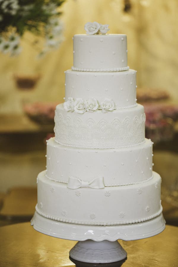 Scenic Cake for Wedding Event Stock Image - Image of decoration ...