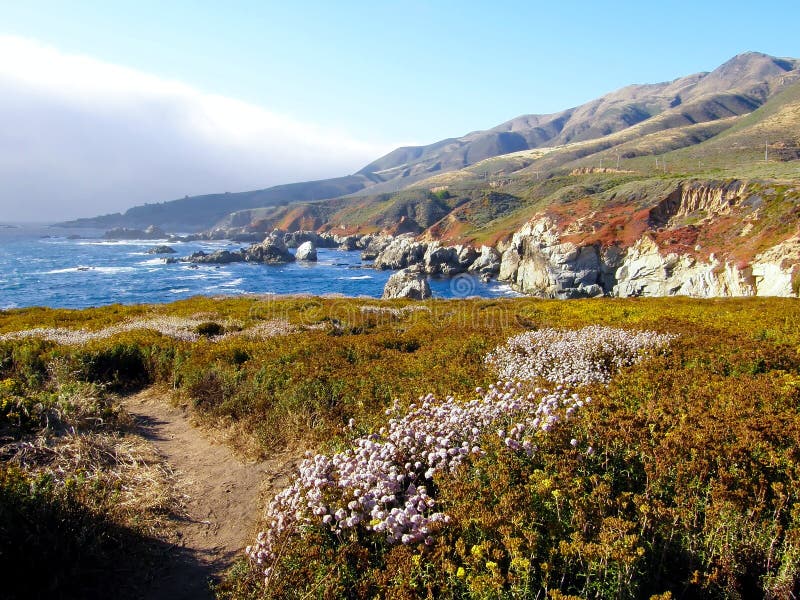 Scenic California Landscape Stock Image - Image of colorful, summertime ...