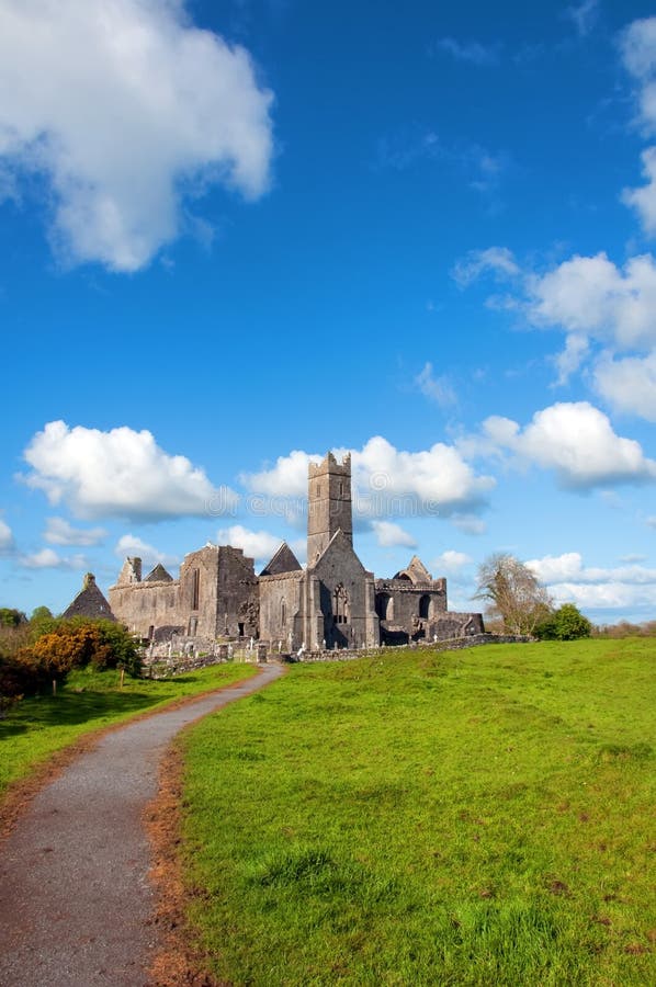 Scenic Celtic Architecture in the West of Ireland Stock Image - Image ...