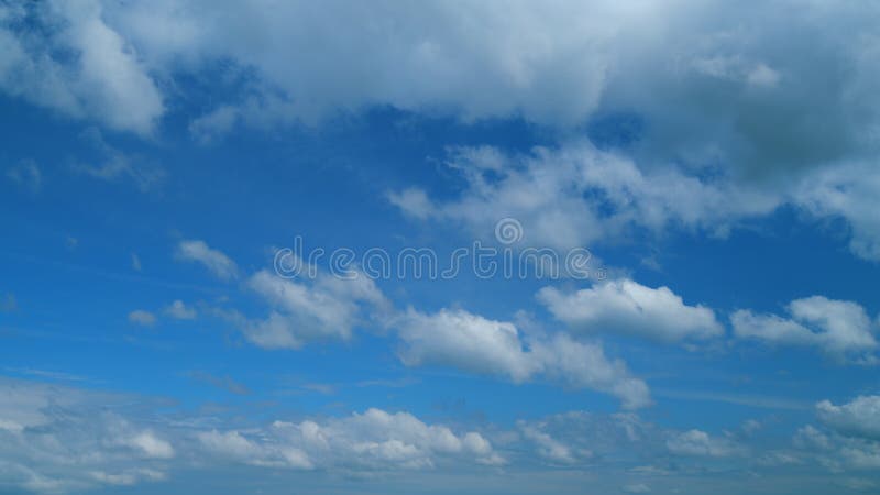 Scenic Cloudy Sky with Different Types of Clouds. Different Layers of ...