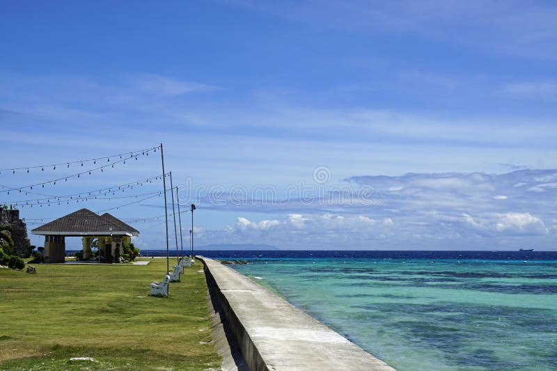 Scenic Coast of Cebu Island on the Philippines Stock Image - Image of ...