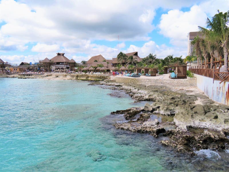 Costa Maya, Mexico - 11/30/2017 - Scenic Coastline of Costa Maya ...