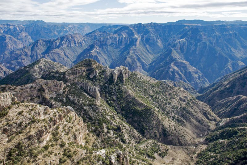 Scenic Copper Canyon in Mexico Stock Photo - Image of copper, barrancas ...