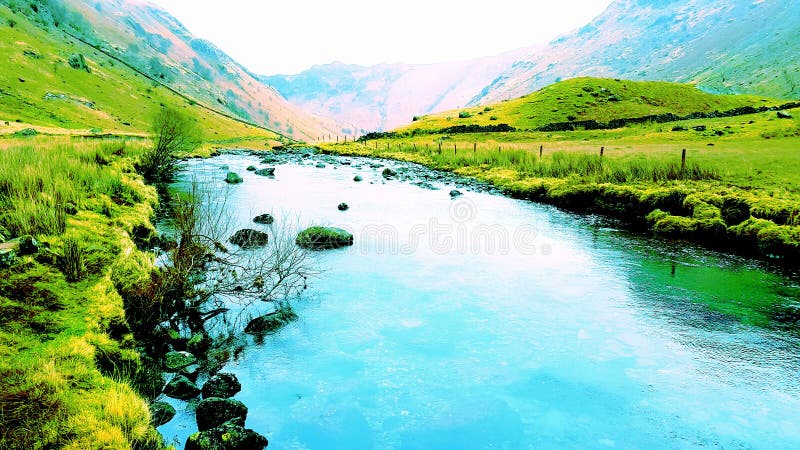 Scenic countryside river stock photo. Image of scenic - 88532284