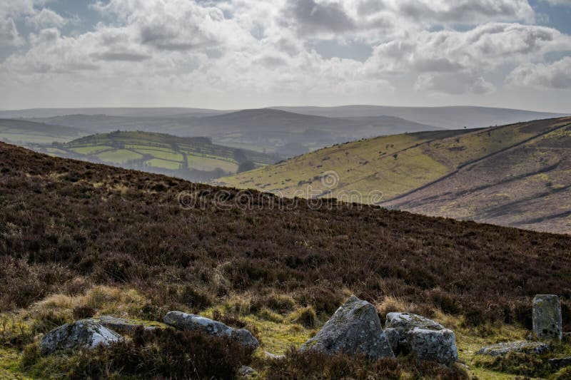 Scenic Dartmoor, with Vast Sweeping Views, an Extremely Open and Wide ...